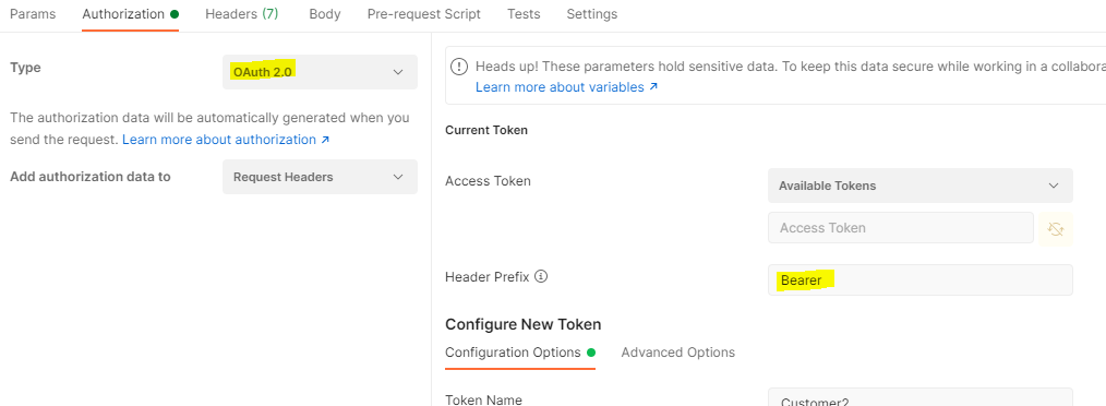 Postman Authorization Use Cases — Envase Identity Manager 1.1 documentation